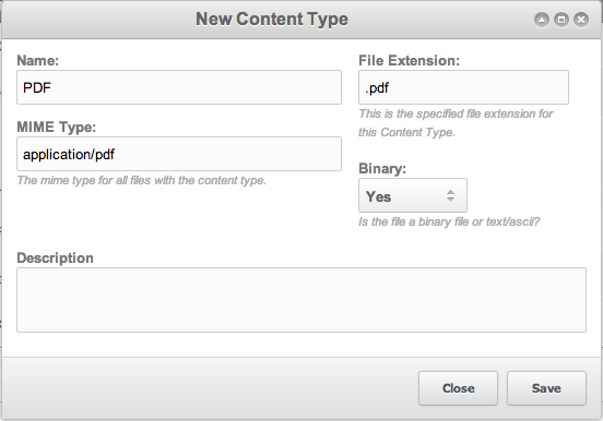 MODX Quick Tip: PDF Content/MIME Type MODX Quick Tip: PDF Content/MIME Type